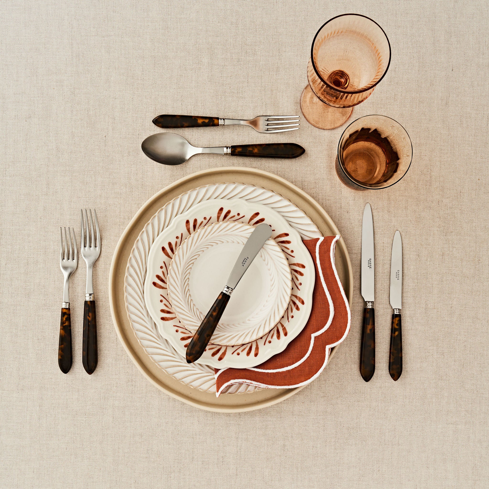 The Warm Amber Tableware Set – The Social Kitchen