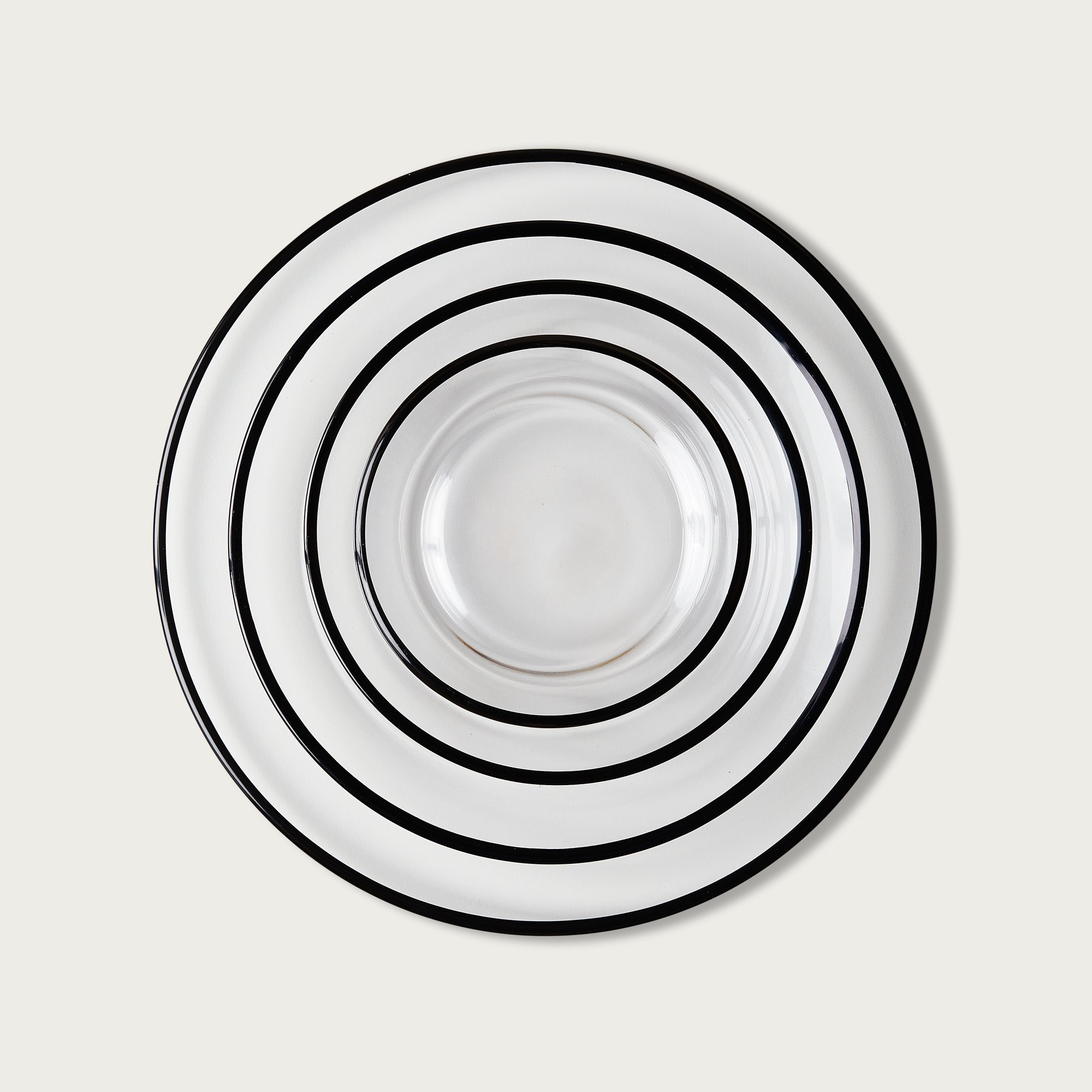 Black Halo Glass Dinner Plate – The Social Kitchen