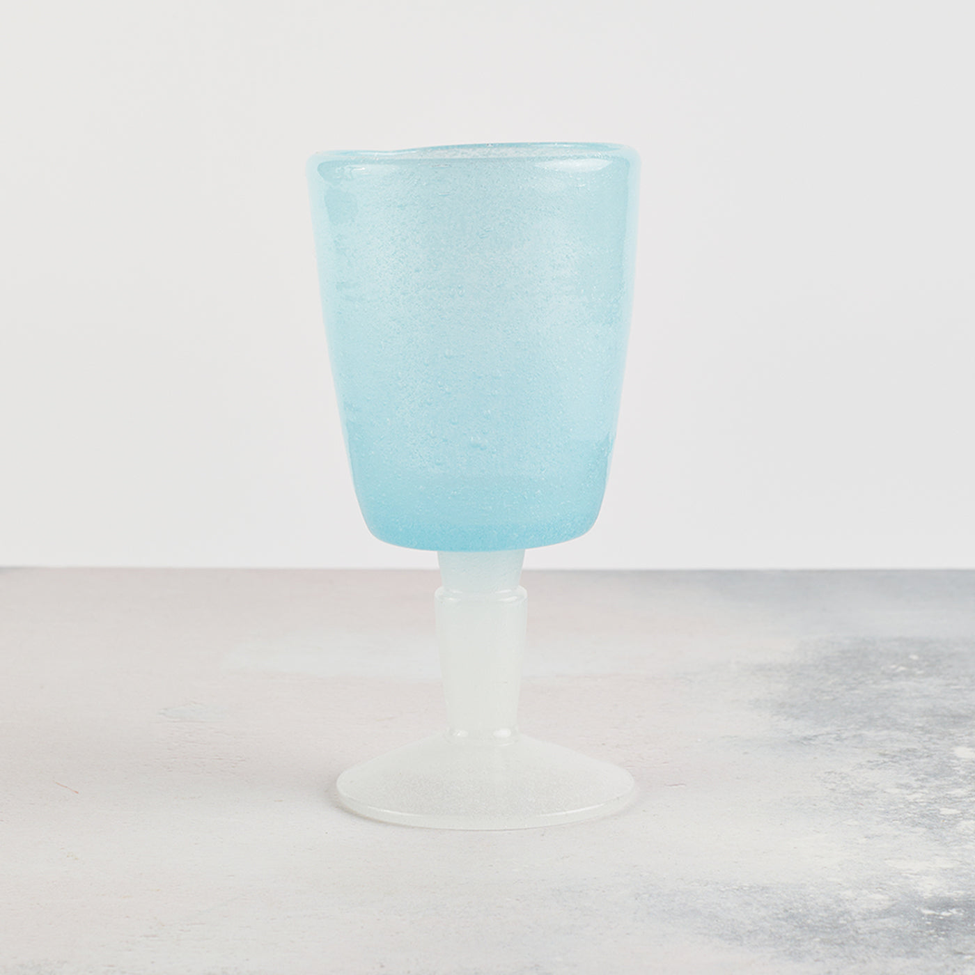 Powder Blue Bubble Wine Glass – The Social Kitchen