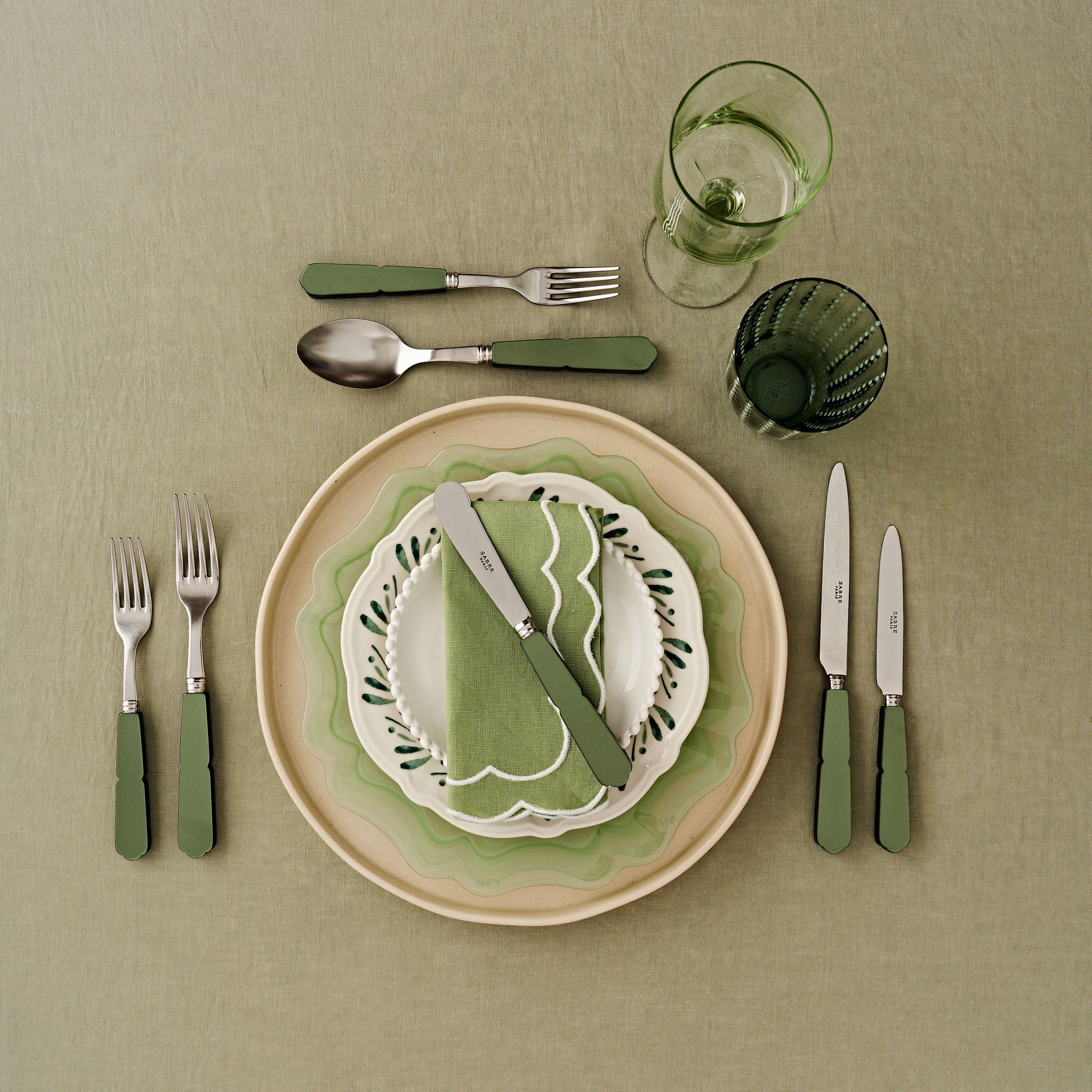 The Sage Green Tableware Set – The Social Kitchen