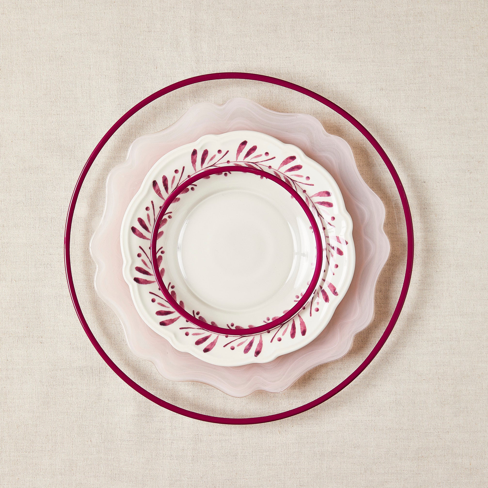 Pretty Pink Marble Dinner Plate – The Social Kitchen