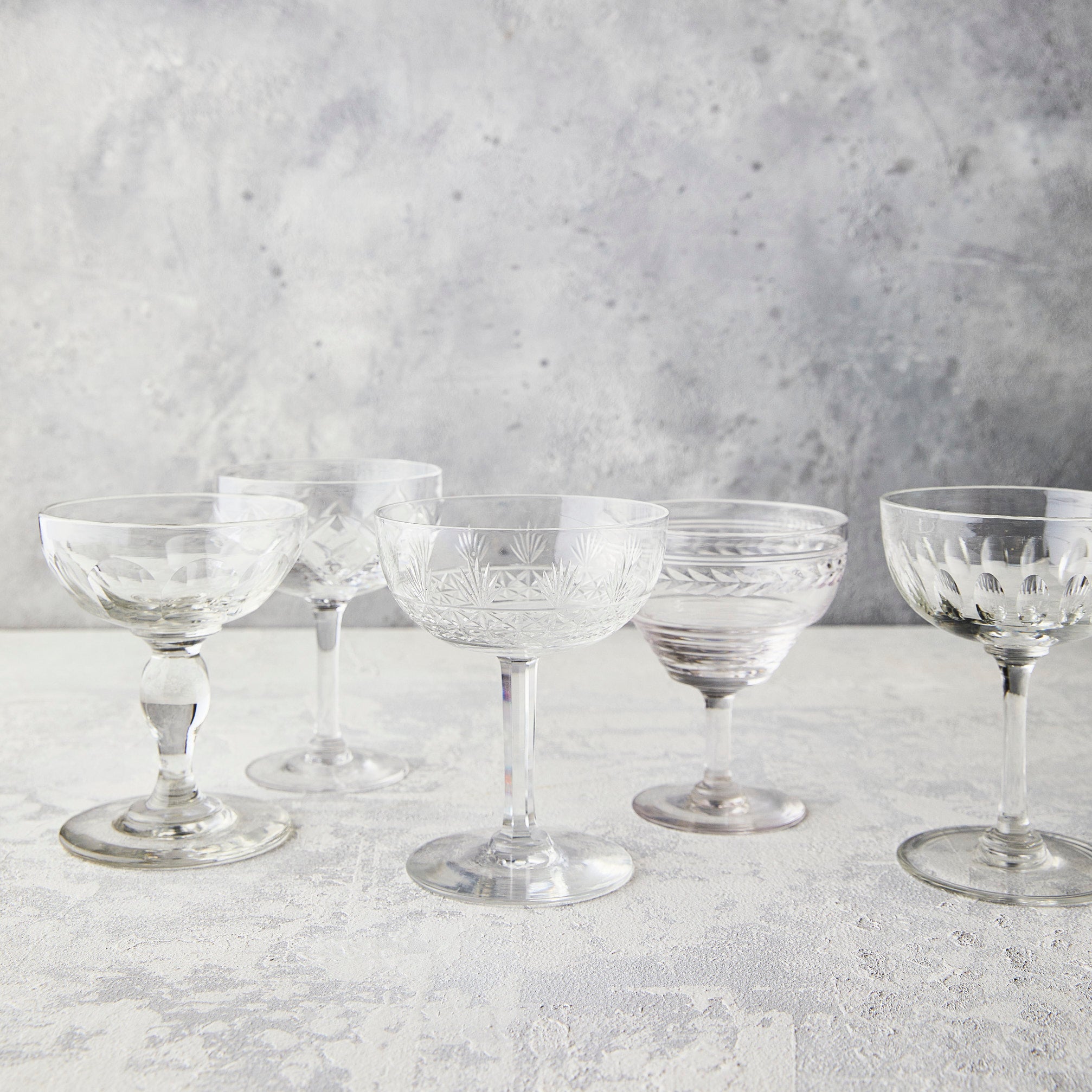 Vintage Champagne Coupe Glass – The Social Kitchen
